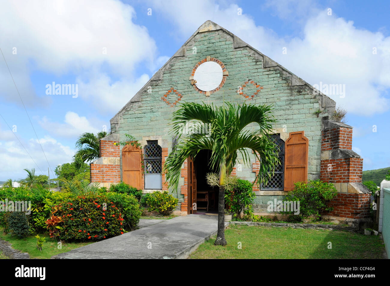 Antigua old church caribbean hi-res stock photography and images - Alamy