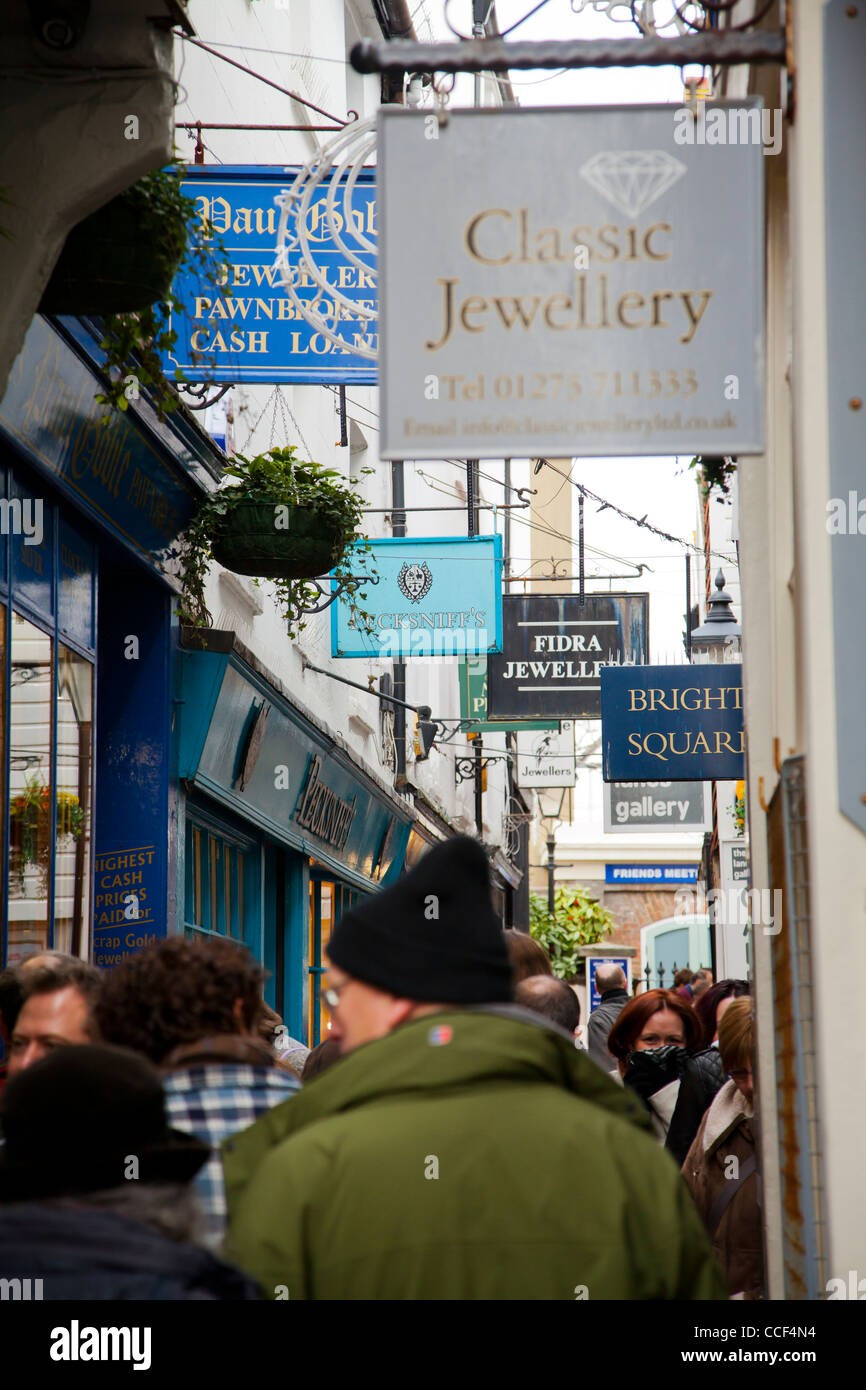 The Lanes, Brighton Stock Photo - Alamy