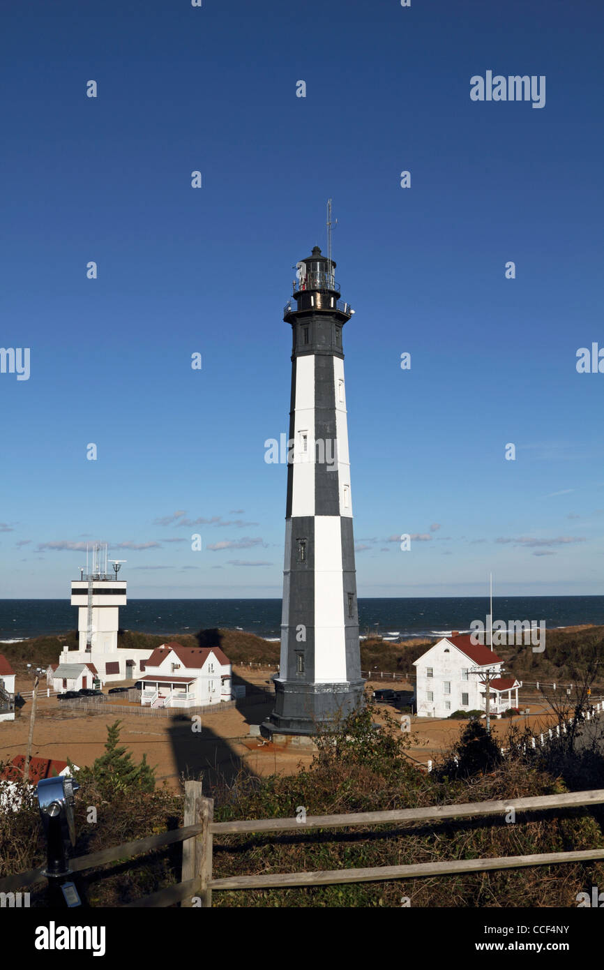 The New Cape Henry lighthouse is one of the tallest cast-iron ...