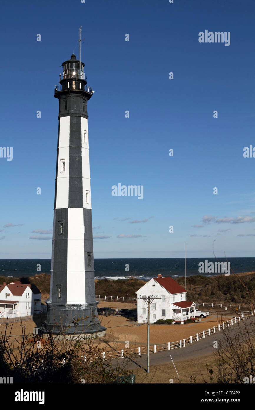 The New Cape Henry lighthouse is one of the tallest cast-iron ...