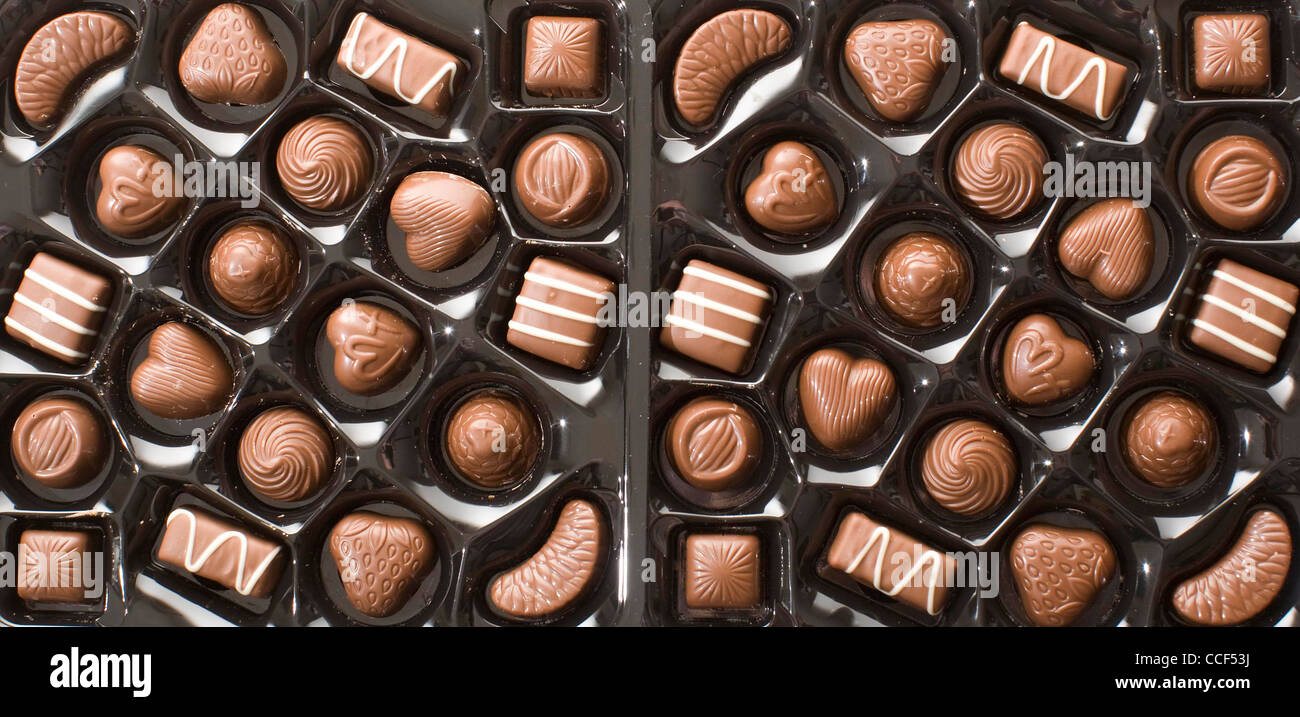 Cadbury Milk Tray Chocolates Stock Photo - Alamy