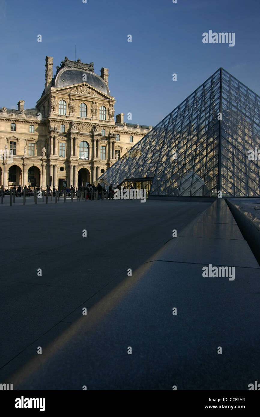 Louvre museum (Musée du Louvre) in Paris Stock Photo - Alamy