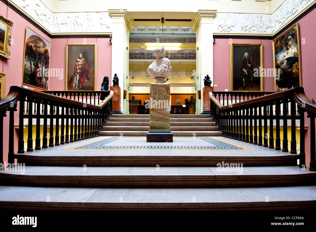 Interior of Preston's Harris Museum and art gallery Stock Photo - Alamy