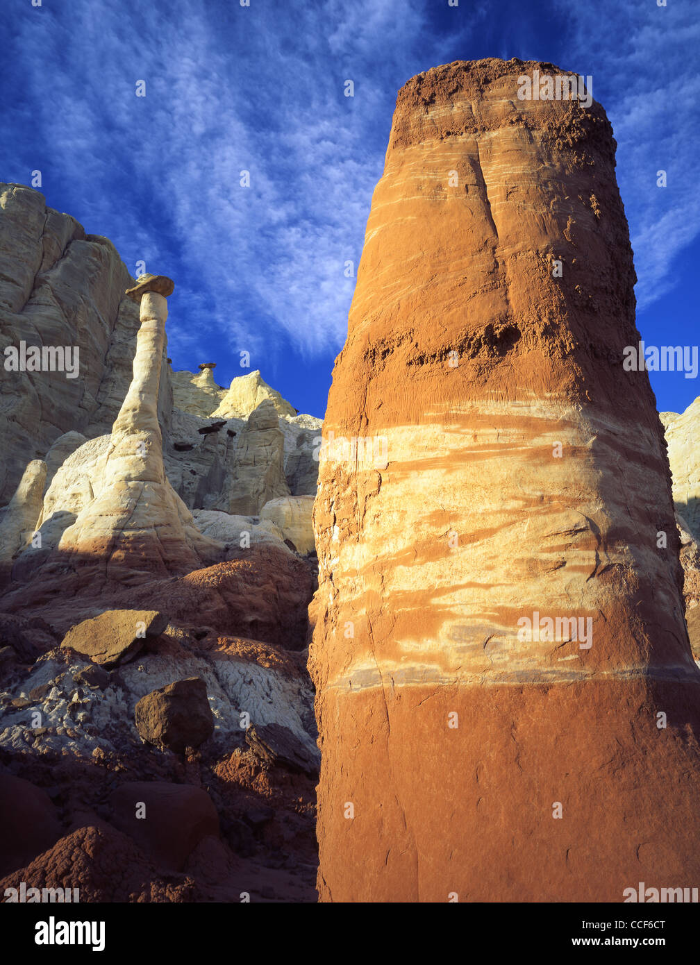 Clay pillar hoodoo north of HWY 89 in Grand Staircase Escalante ...