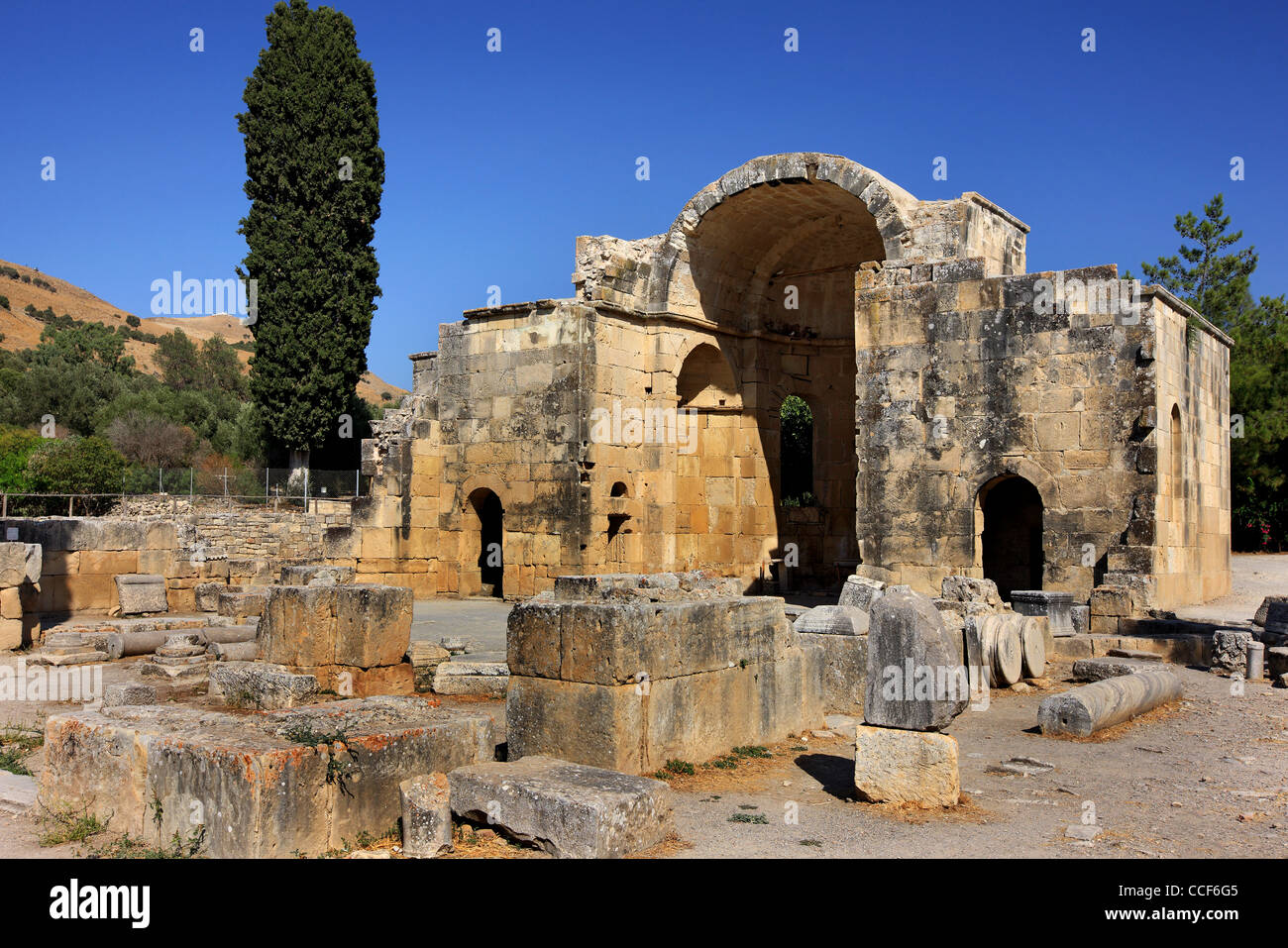 Roman ruins crete greece hi-res stock photography and images - Alamy