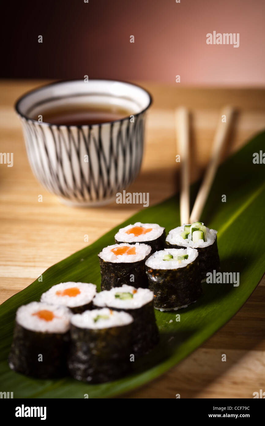 Sushi.Traditional Japanese food Stock Photo - Alamy