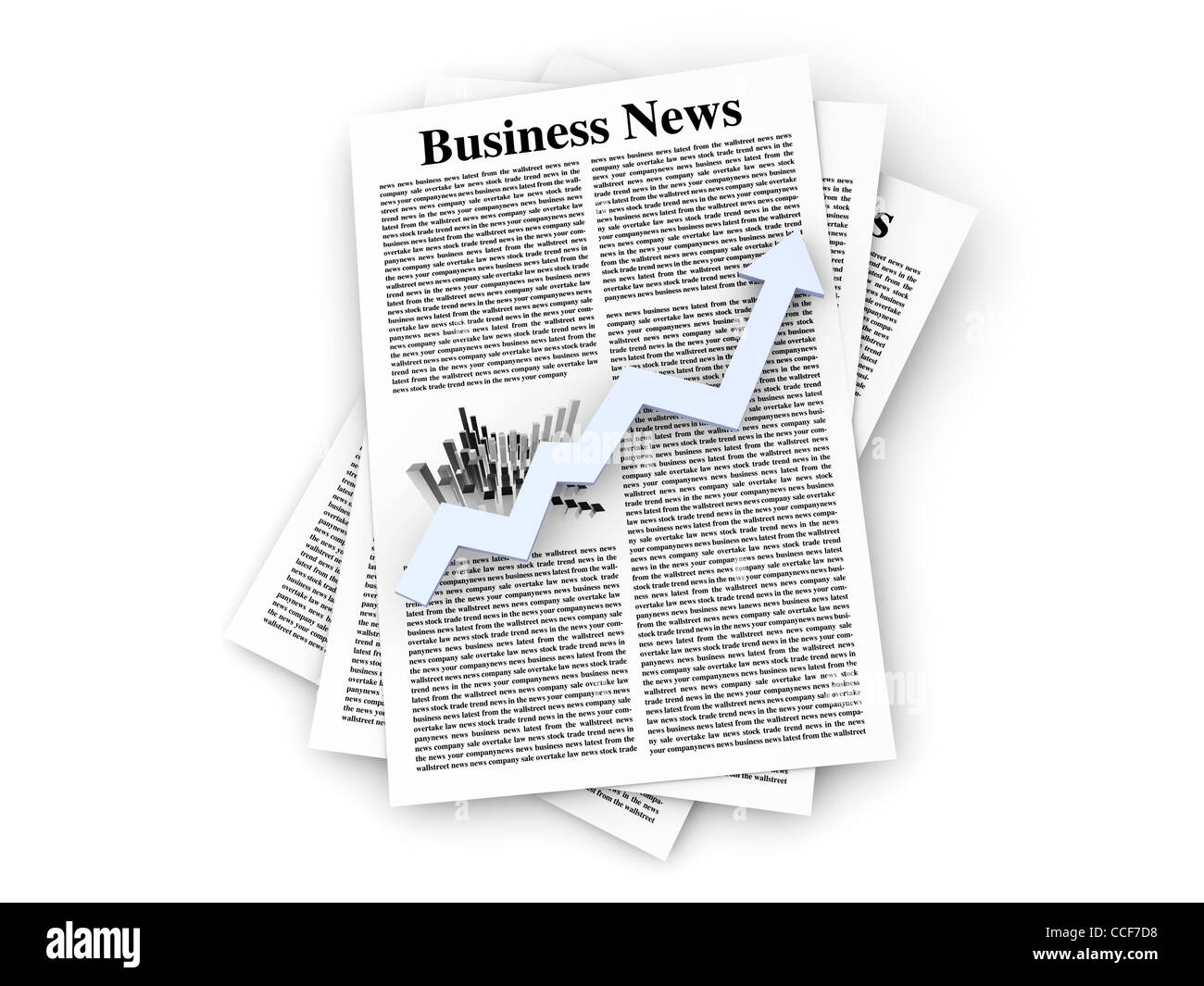 Looking for the latest business news Stock Photo - Alamy