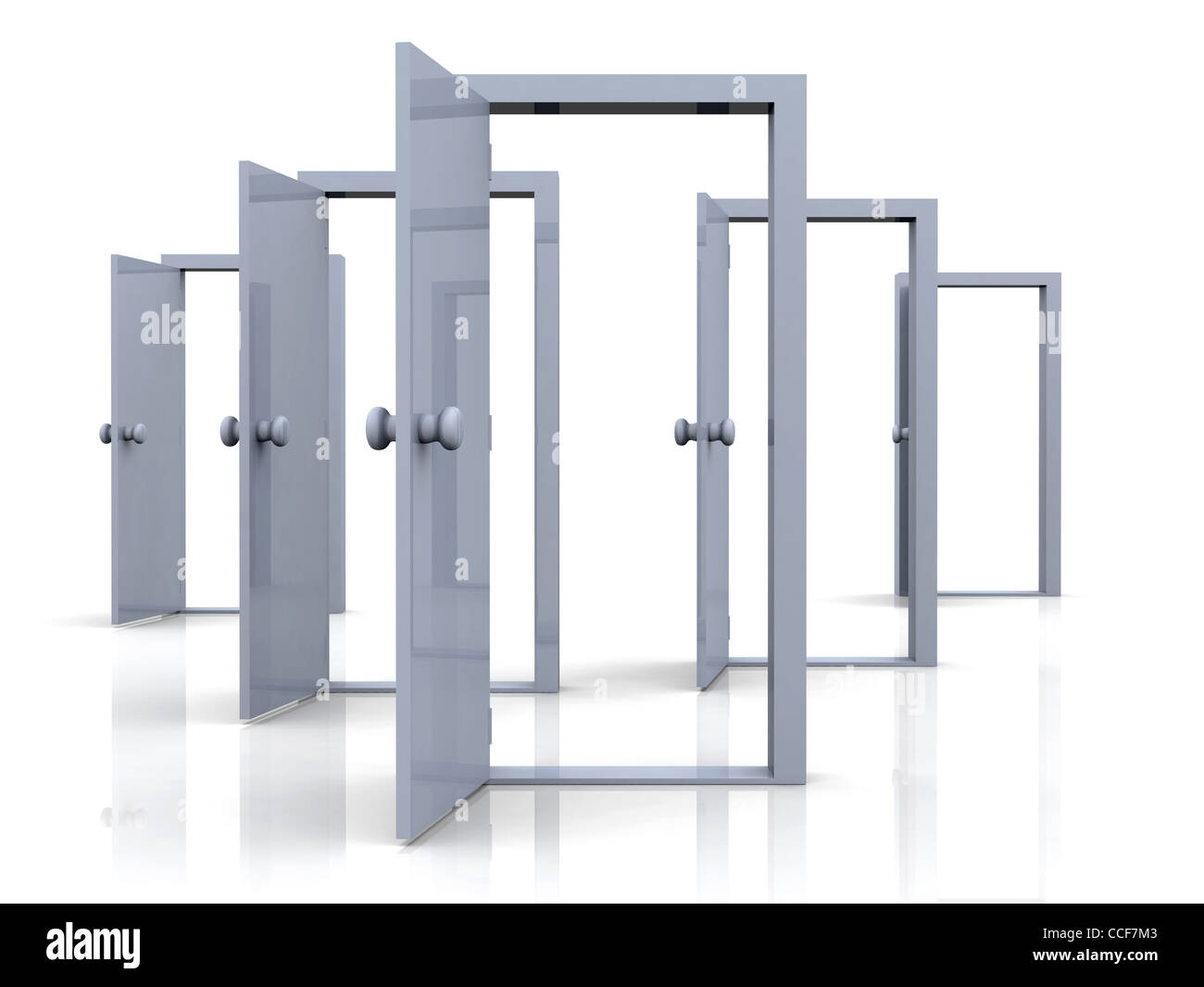 All doors are open for you Stock Photo - Alamy
