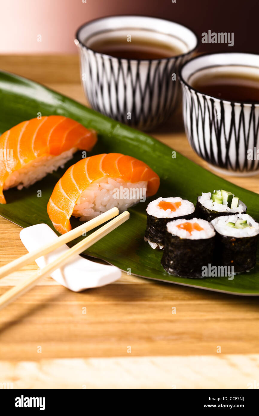 Sushi.Traditional Japanese food Stock Photo - Alamy