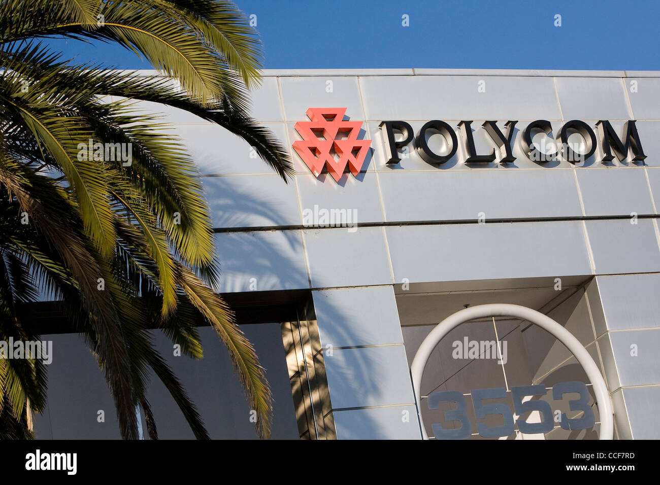 An office building occupied by Polycom Stock Photo - Alamy