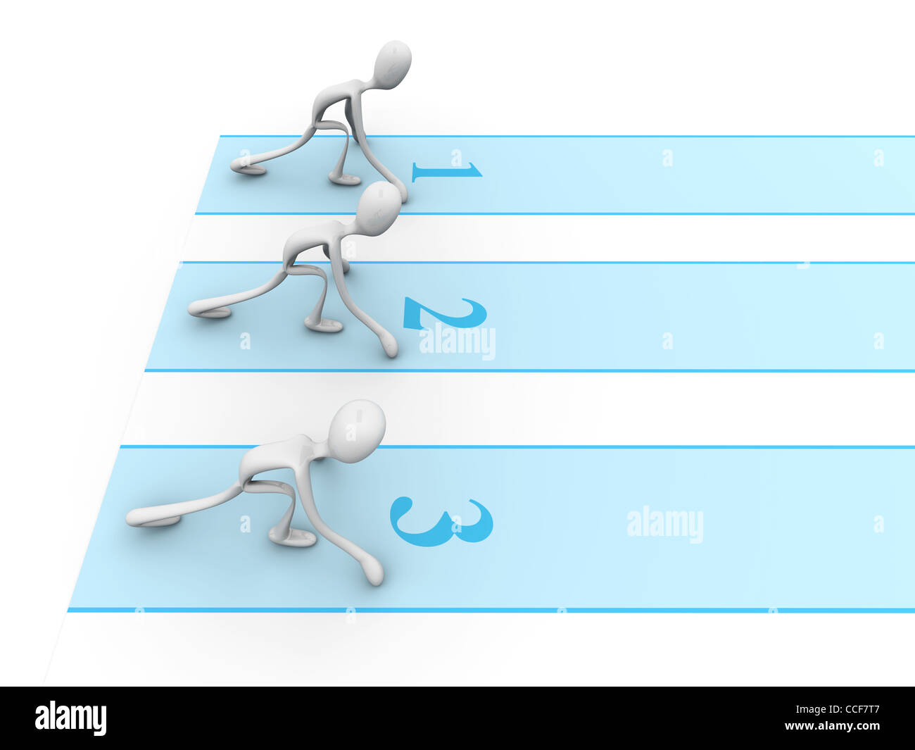 Stylized runner figure hi-res stock photography and images - Alamy