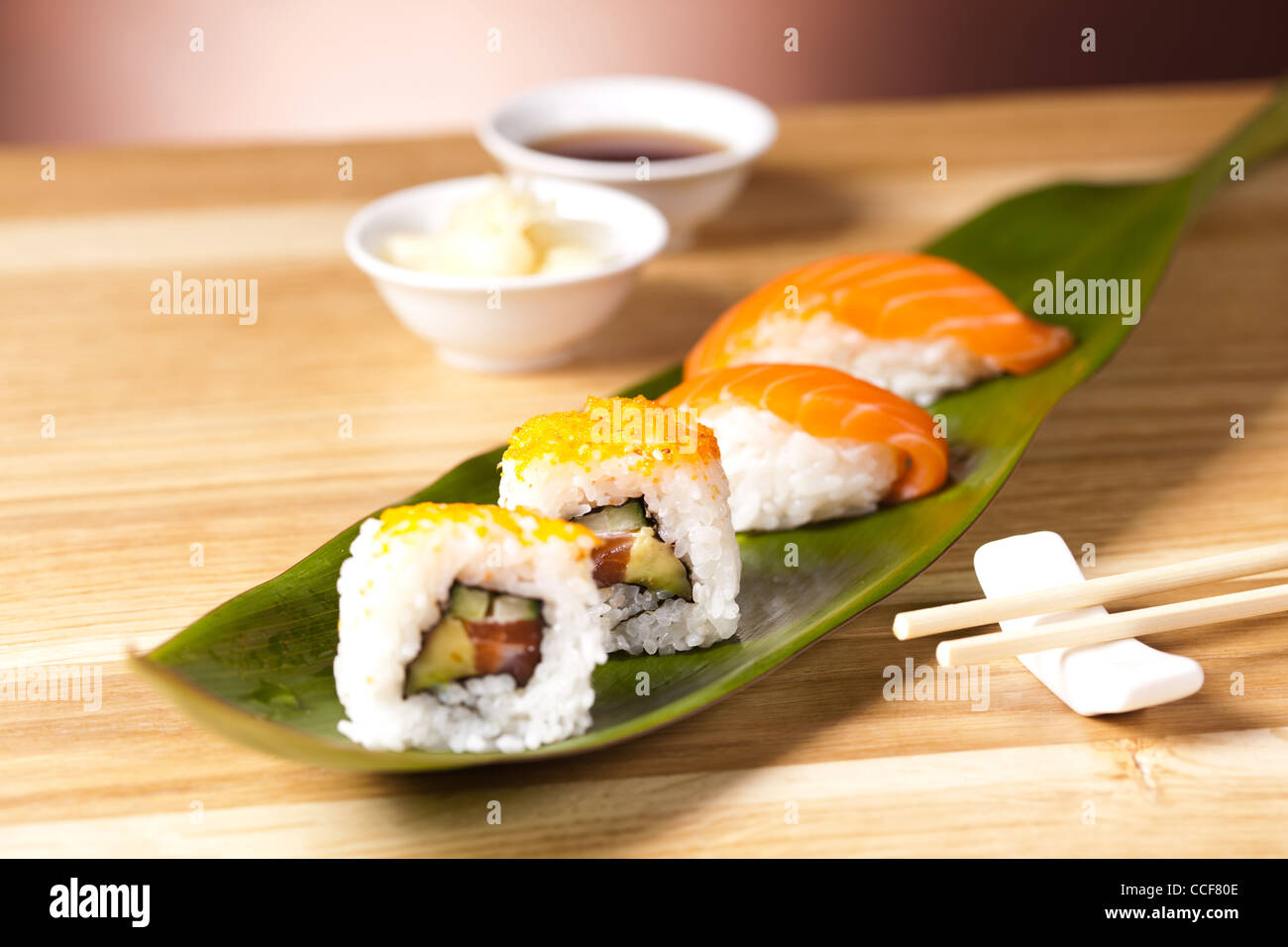 Sushi.Traditional Japanese food Stock Photo - Alamy