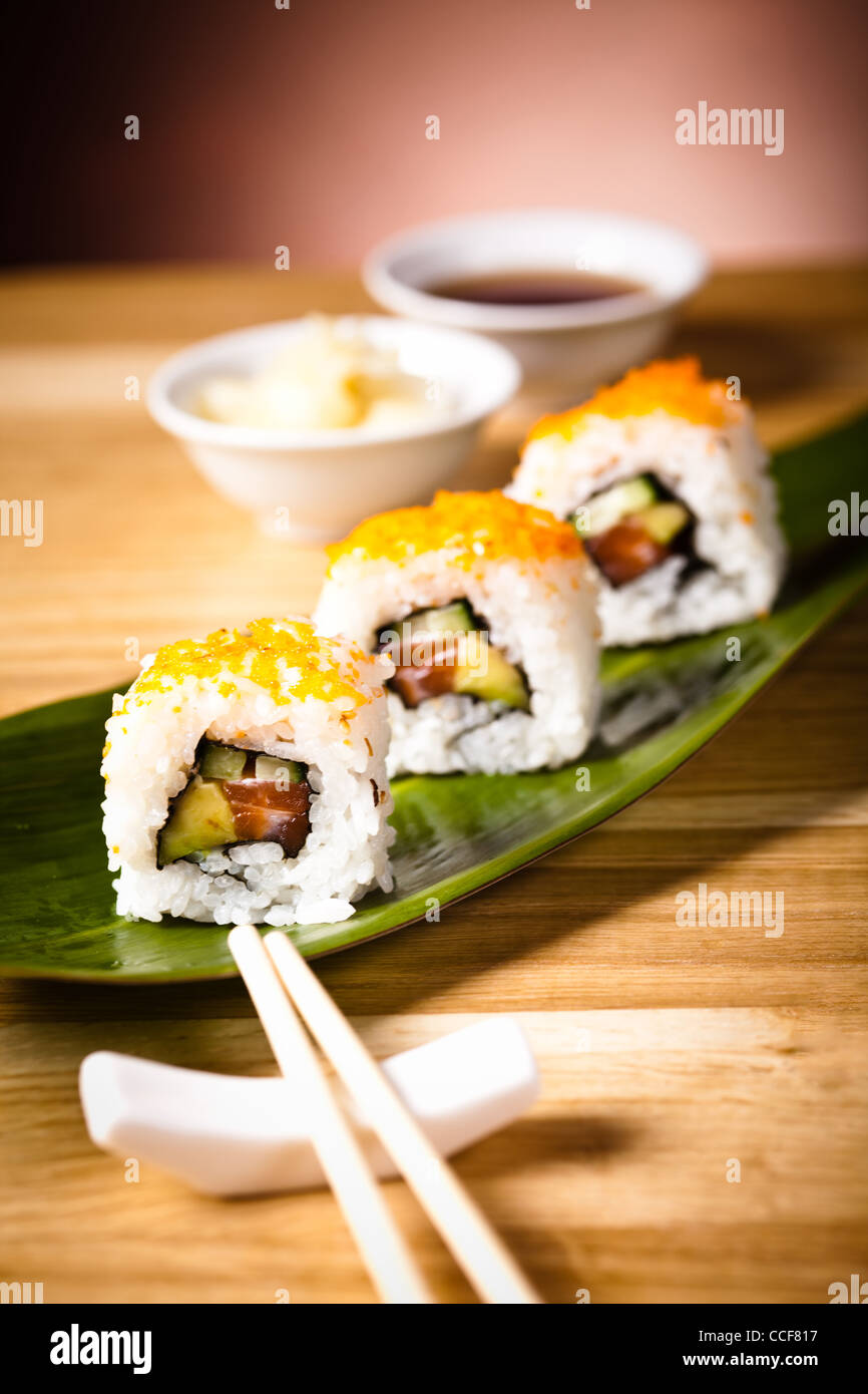 Sushi.Traditional Japanese food Stock Photo - Alamy