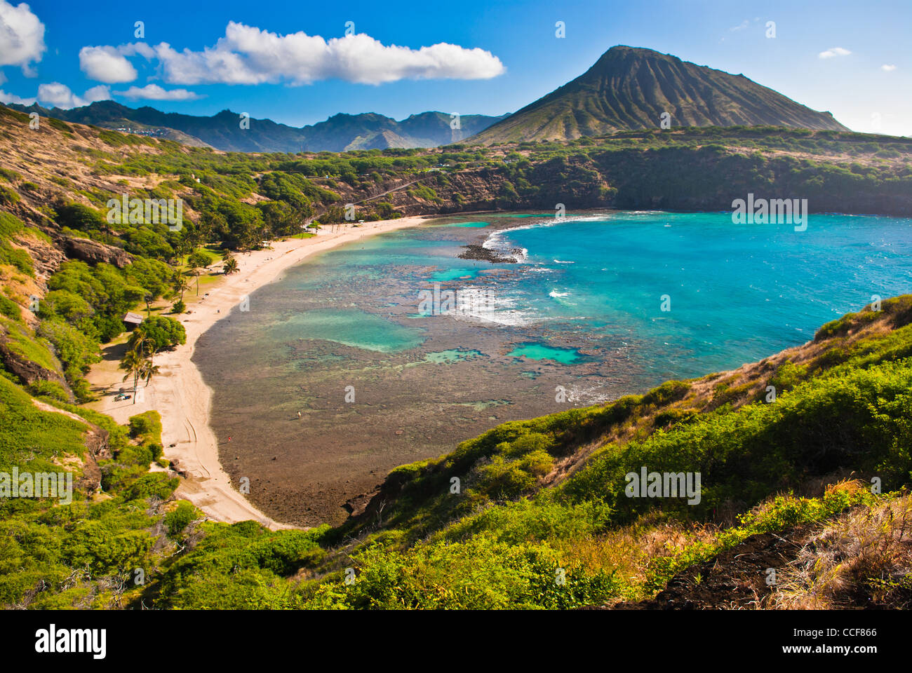 Hanauma Bay & Koko Crater, Oahu, Hawaii Stock Photo - Alamy