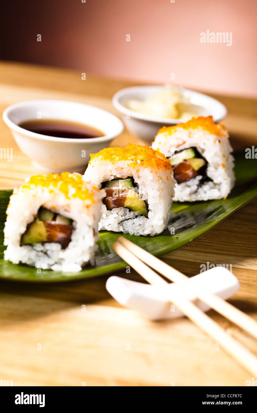 Sushi.Traditional Japanese food Stock Photo - Alamy