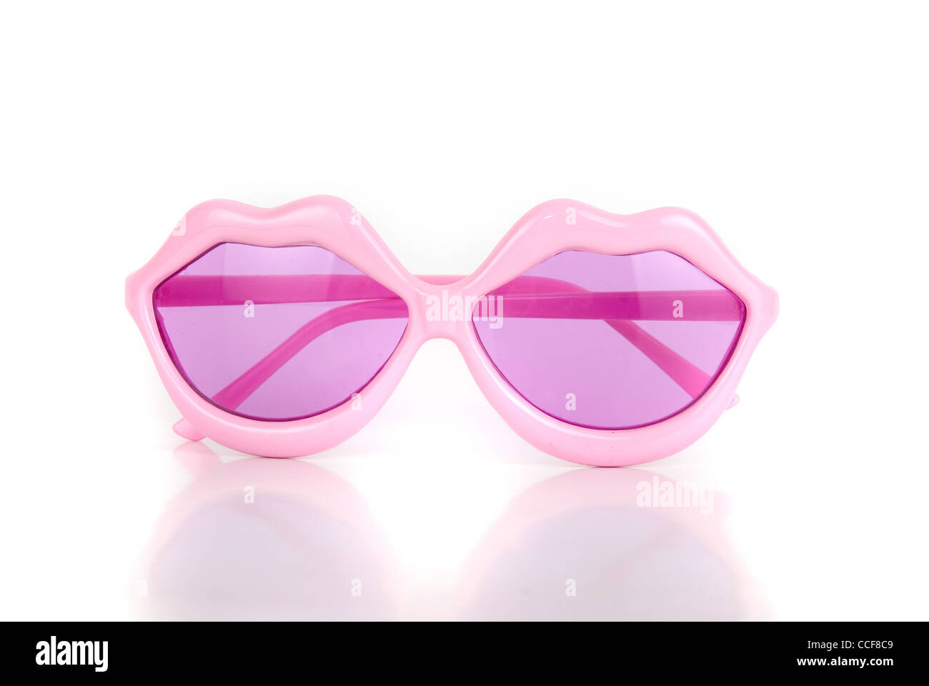 party lips shaped glasses isolated on a white background Stock Photo ...