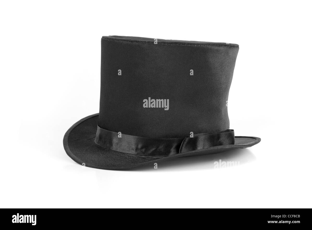 Black magic hat isolated on a white background Stock Photo - Alamy