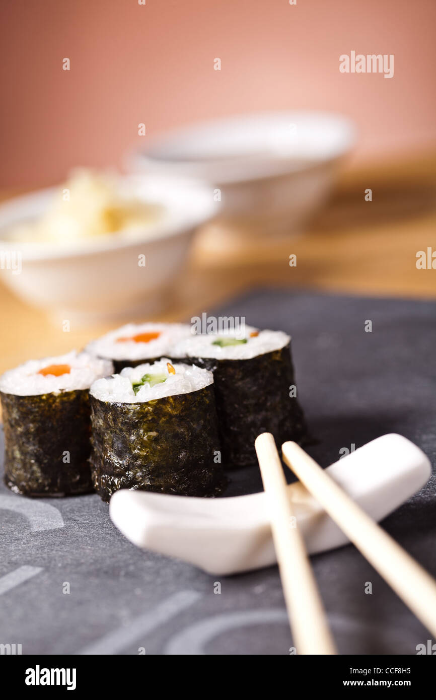 Sushi.Traditional Japanese food Stock Photo - Alamy