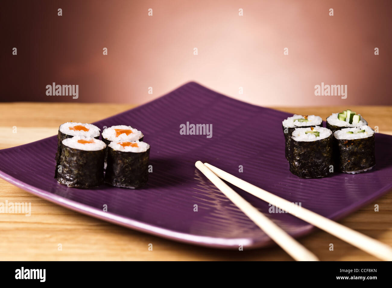 Sushi.Traditional Japanese food Stock Photo - Alamy