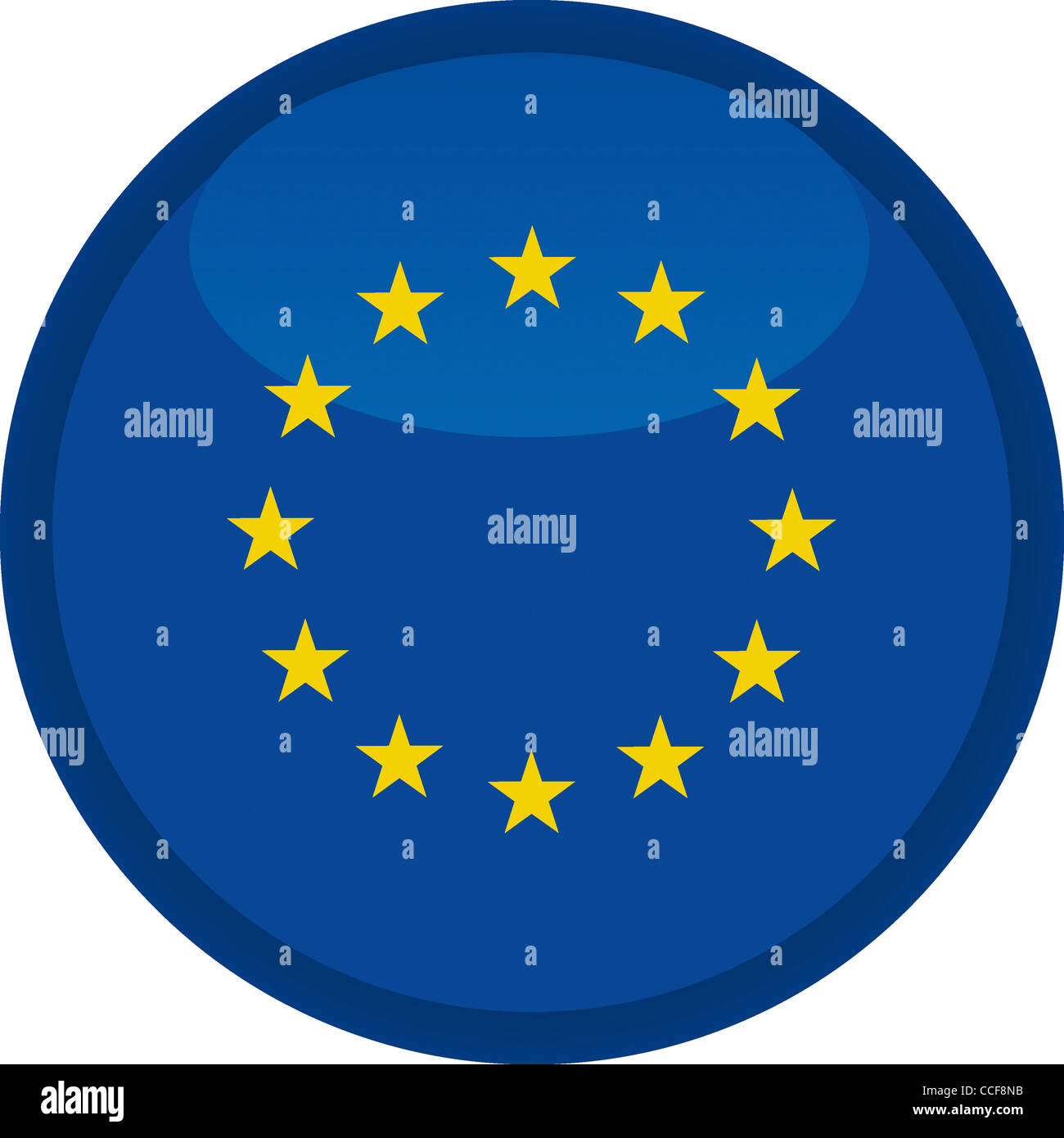 Illustration of a european union vector button Stock Photo - Alamy