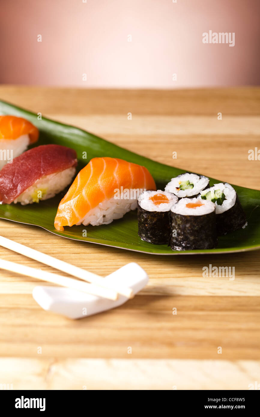 Sushi.Traditional Japanese food Stock Photo - Alamy
