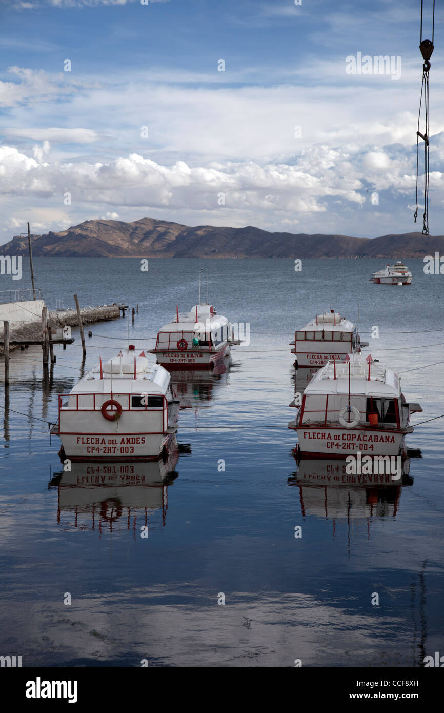 The Bolivian side of Lake Titicaca, the world's highest navigable lake ...