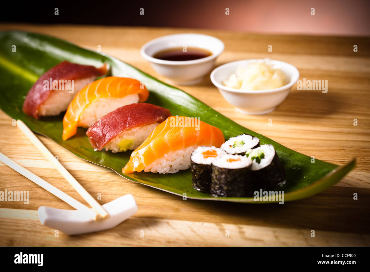 Sushi.Traditional Japanese food Stock Photo - Alamy