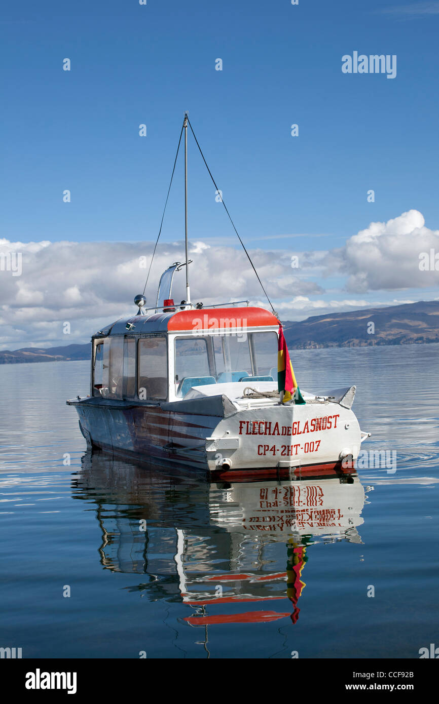 The Bolivian side of Lake Titicaca, the world's highest navigable lake ...
