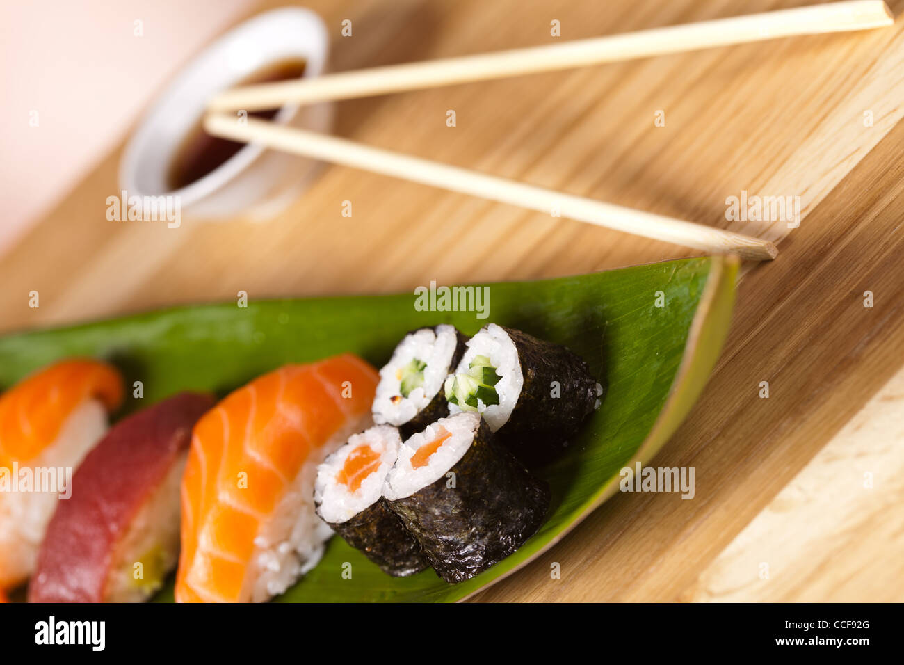 Sushi.Traditional Japanese food Stock Photo - Alamy