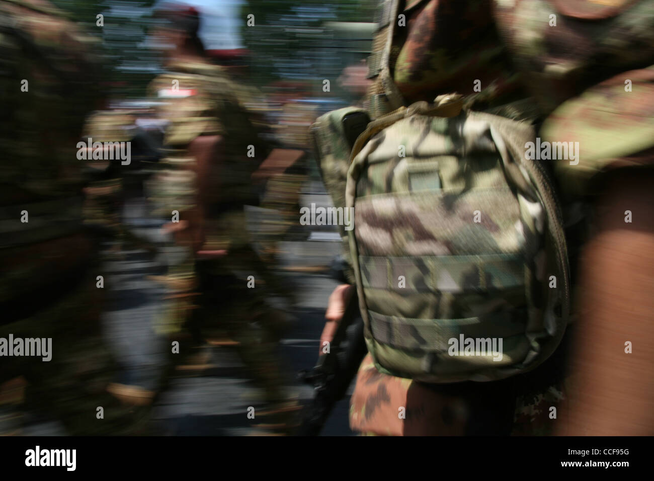 soldiers marching at the 2nd June parade in rome italy Stock Photo - Alamy