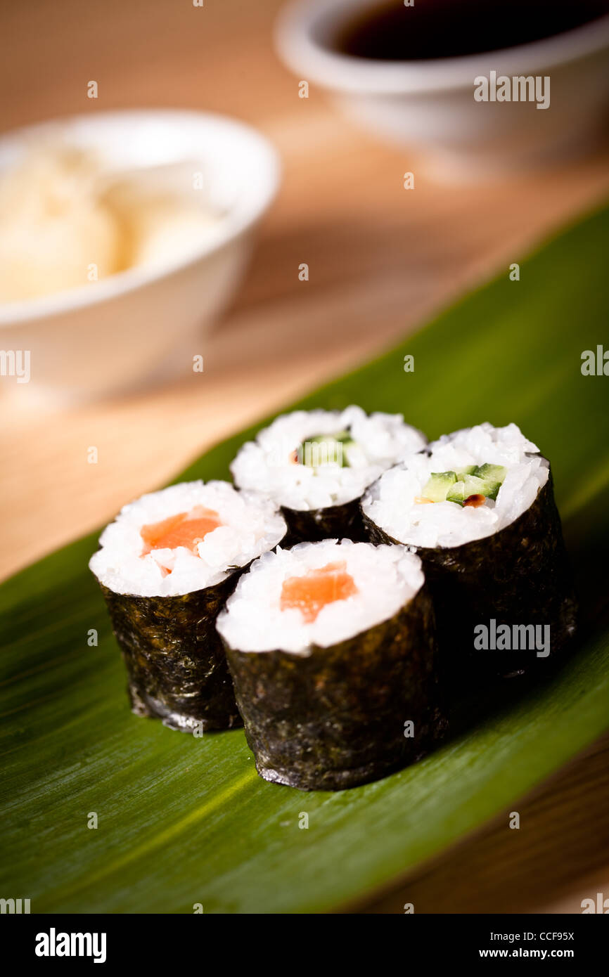 Sushi.Traditional Japanese food Stock Photo - Alamy