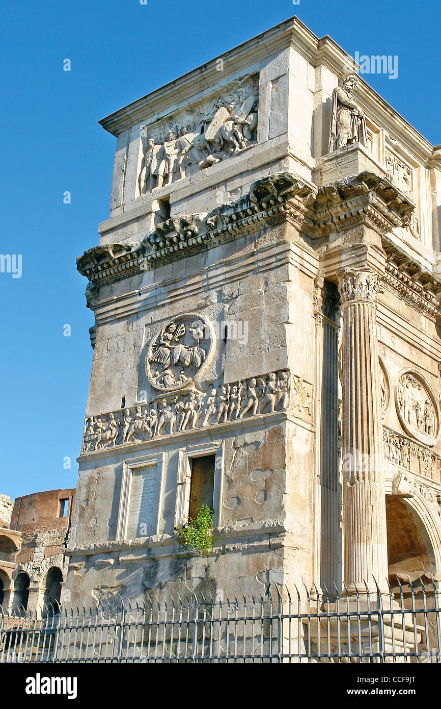 Arch of Constantine - Roman empire ancient landmark in Rome, Italy ...