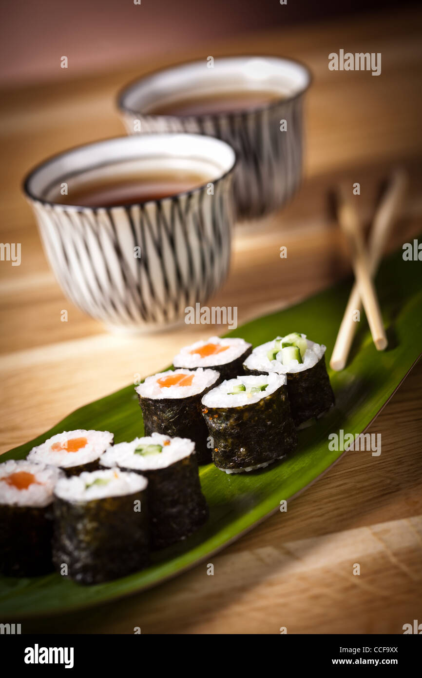Sushi.Traditional Japanese food Stock Photo - Alamy