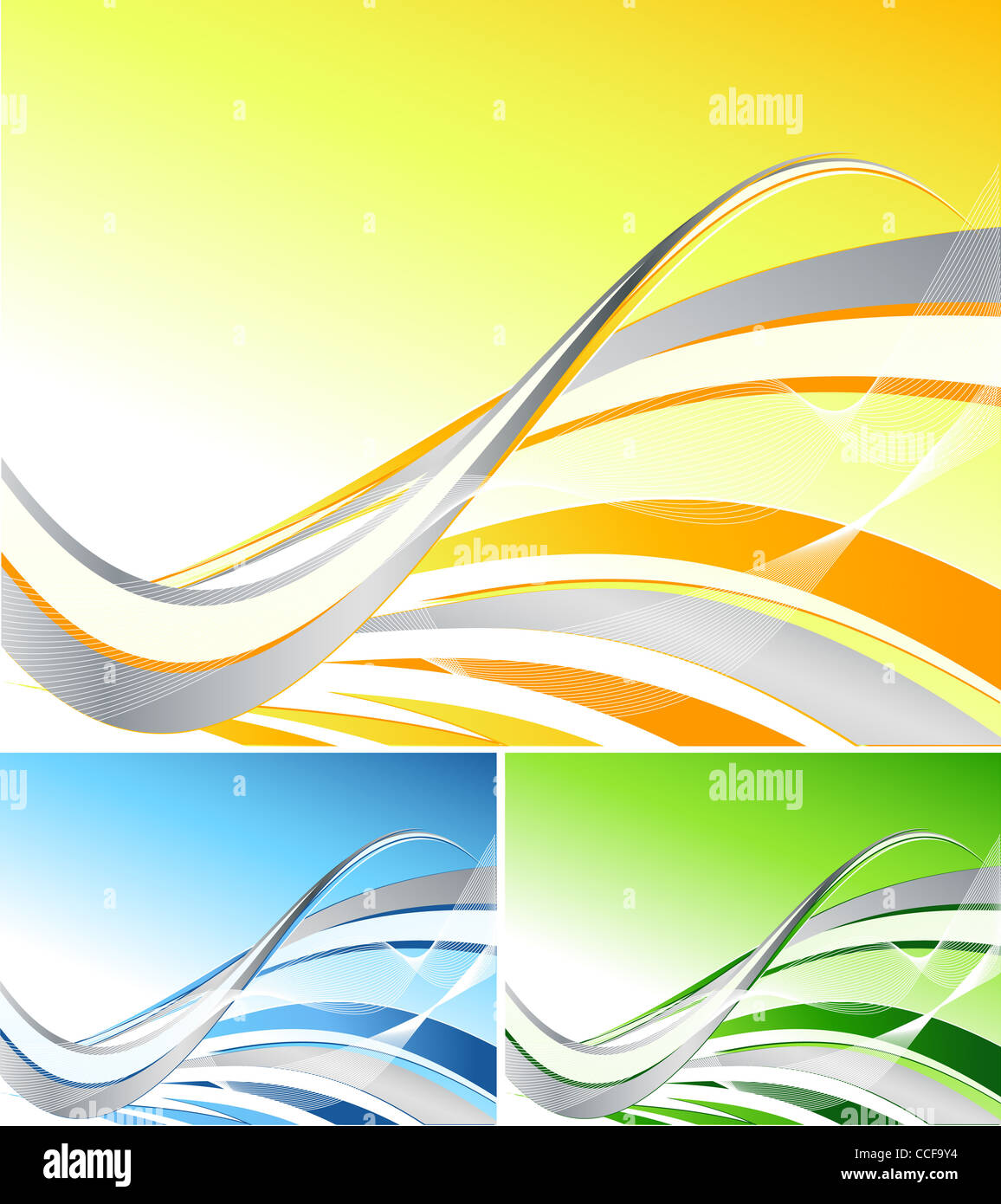 abstract vector wavy lines with copy space for your text Stock Photo ...