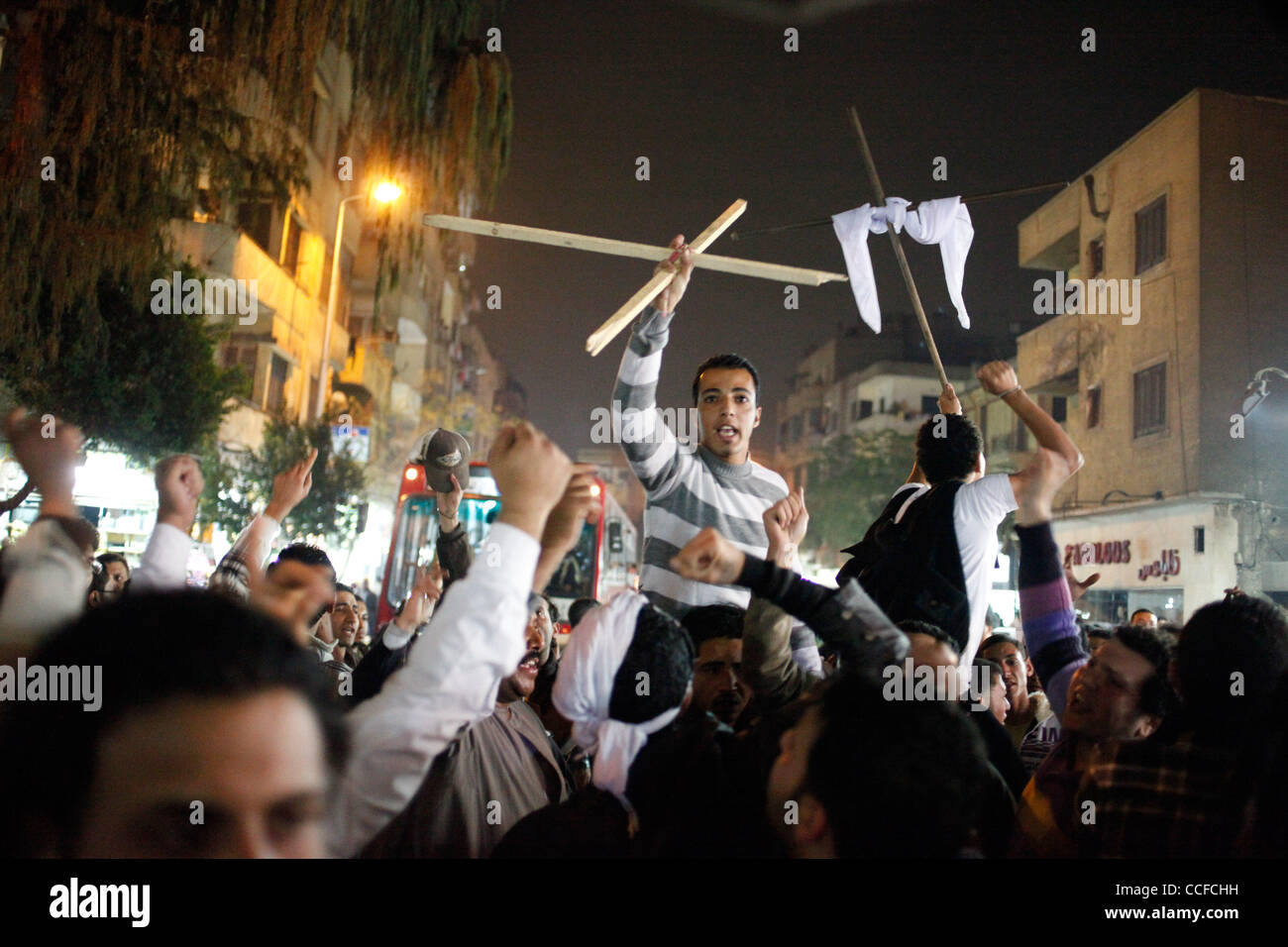 Jan. 1, 2011 - Cairo, Egypt - 20110101 - Cairo, Egypt - .A mixture ...