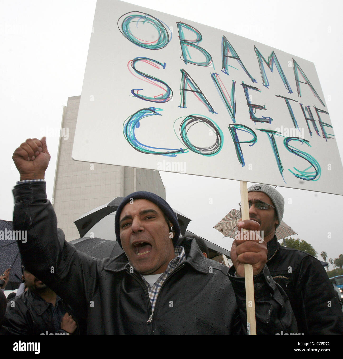 Jan 2, 2011 - Los Angeles, California, U.S. - Demonstrators shout ...
