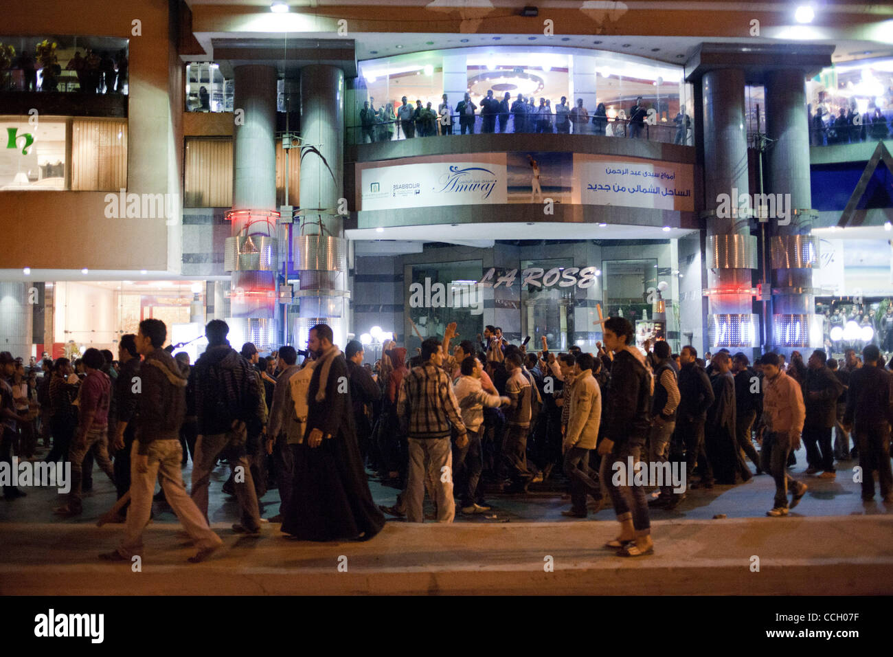Jan. 2, 2011 - Cairo, Egypt - 20110102 - Cairo, Egypt - ..The protest ...