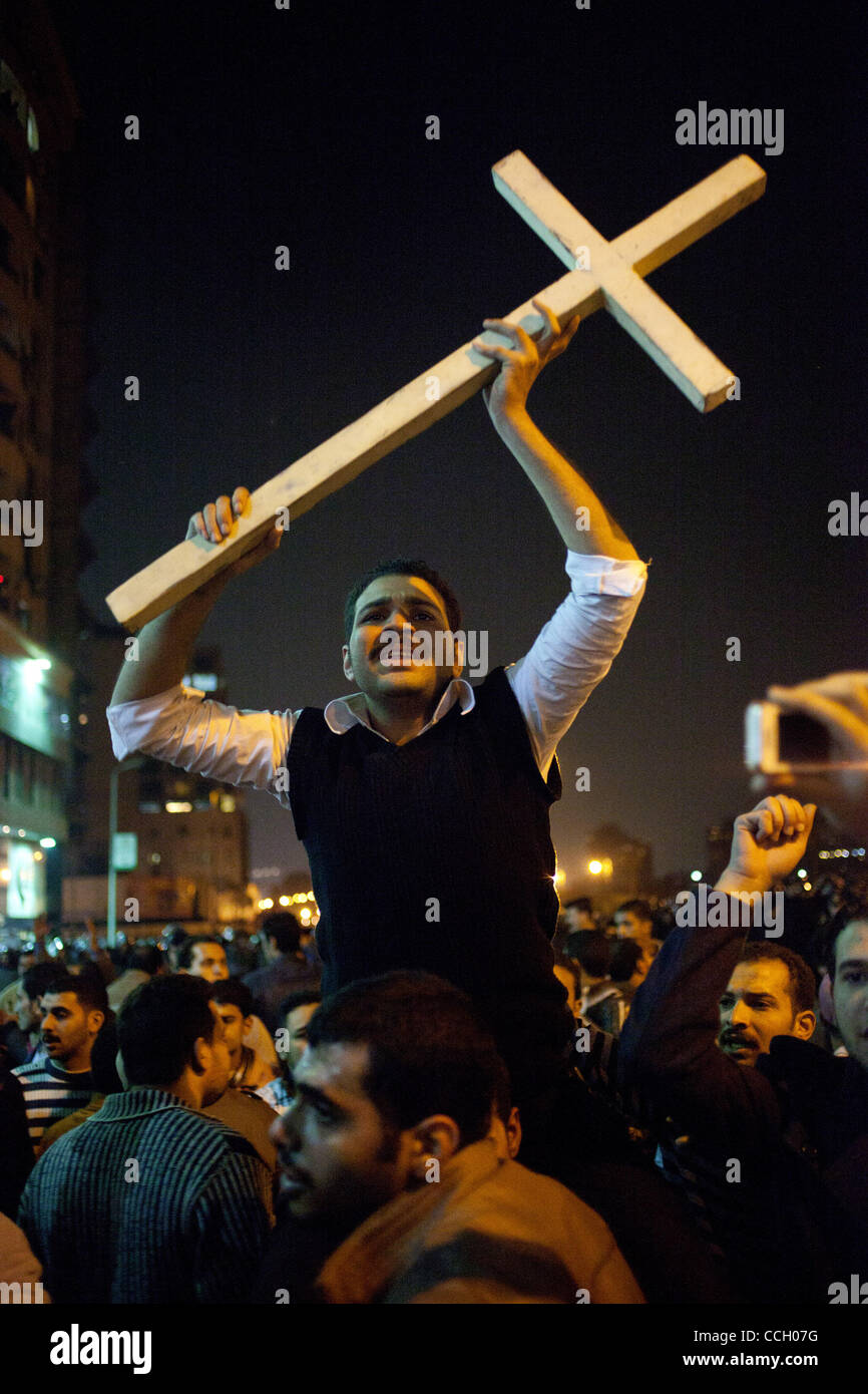 Jan. 2, 2011 - Cairo, Egypt - One of the leaders of the protest against ...