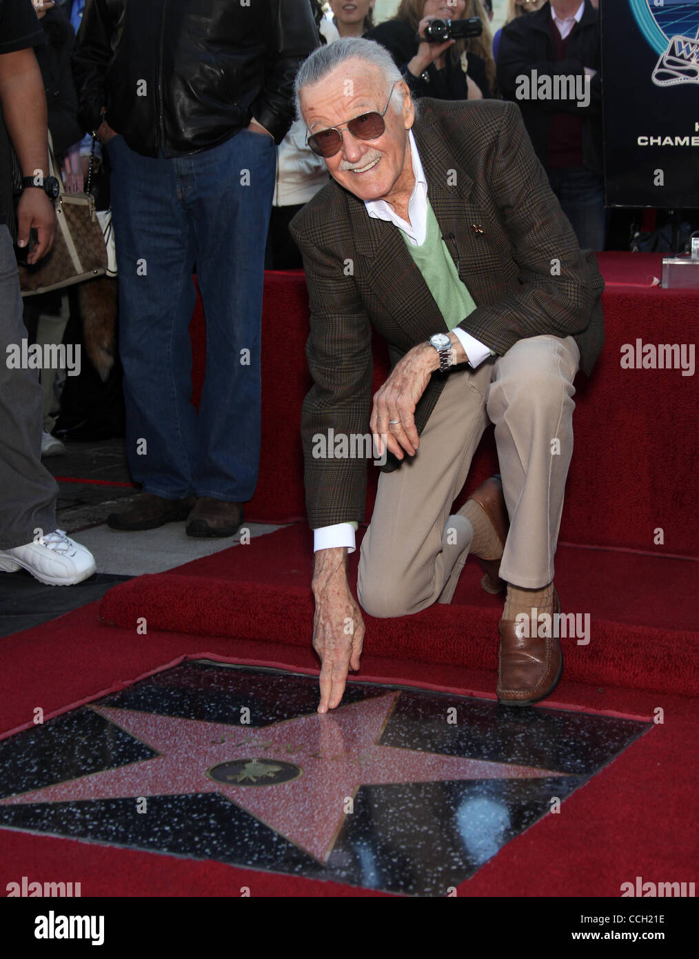 Jan. 4, 2011 - Hollywood, California, U.S. - STAN LEE receives star on ...