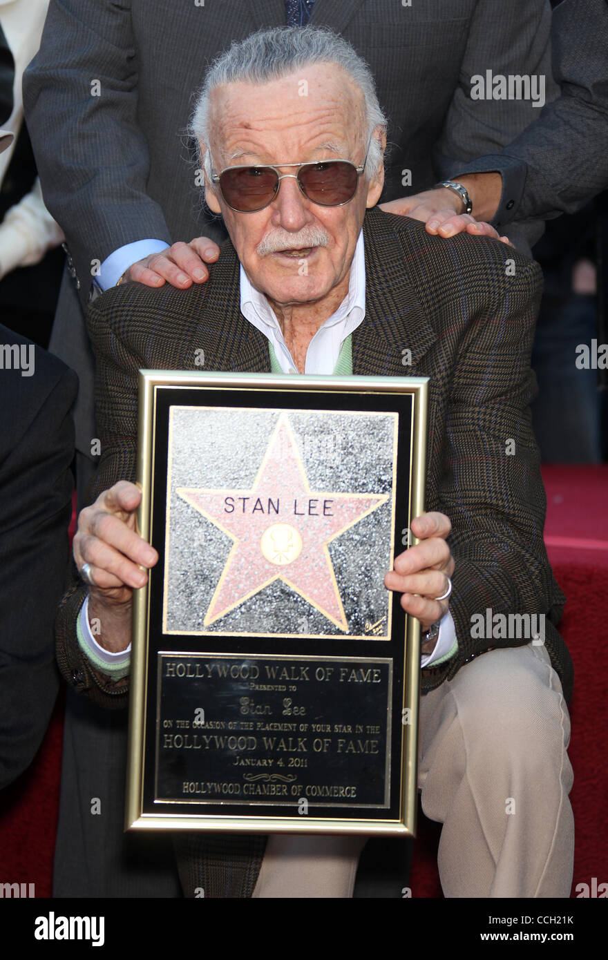 Jan. 4, 2011 - Hollywood, California, U.S. - STAN LEE receives star on ...