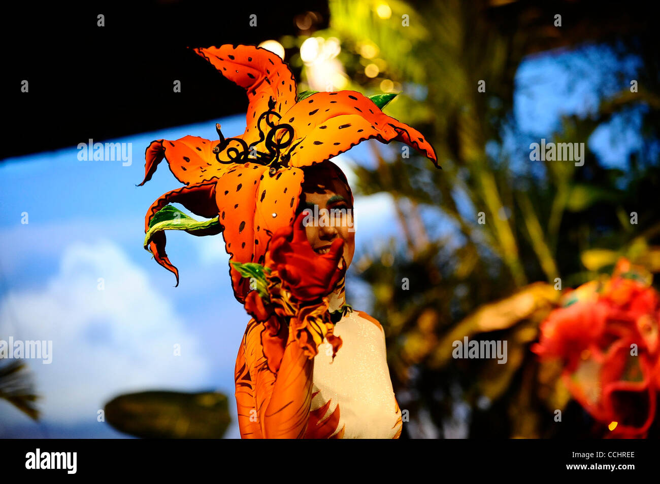 Jan 6,2011- Las Vegas, Nevada- USA. One of the many models at the Canon ...