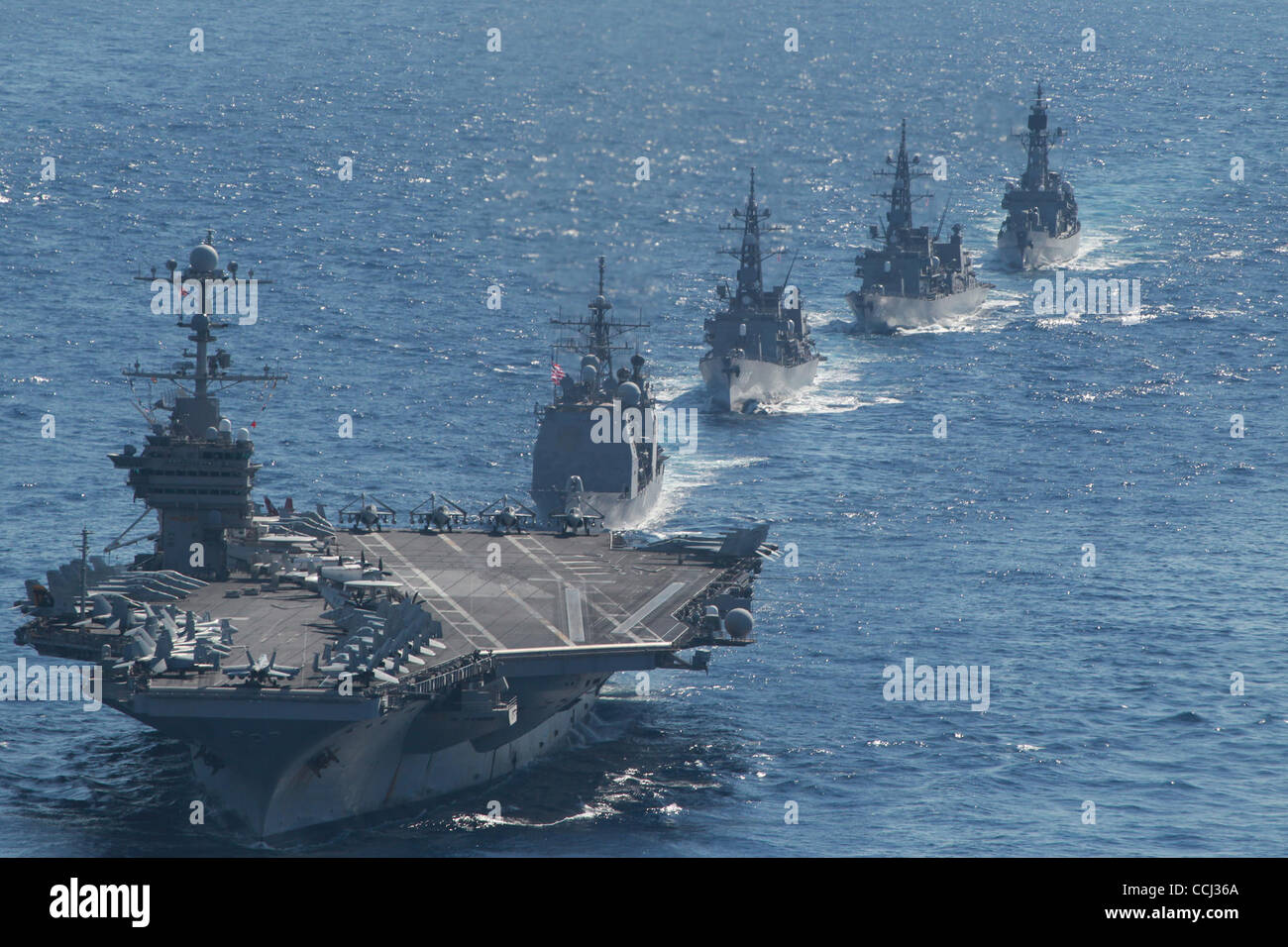 Dec. 10, 2010 - Japan - USS George Washington is seen during the U.S ...