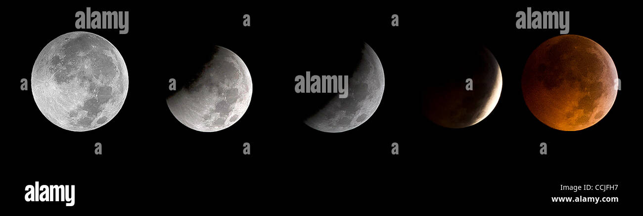 Lunar eclipse 21 december 2010 hi-res stock photography and images - Alamy