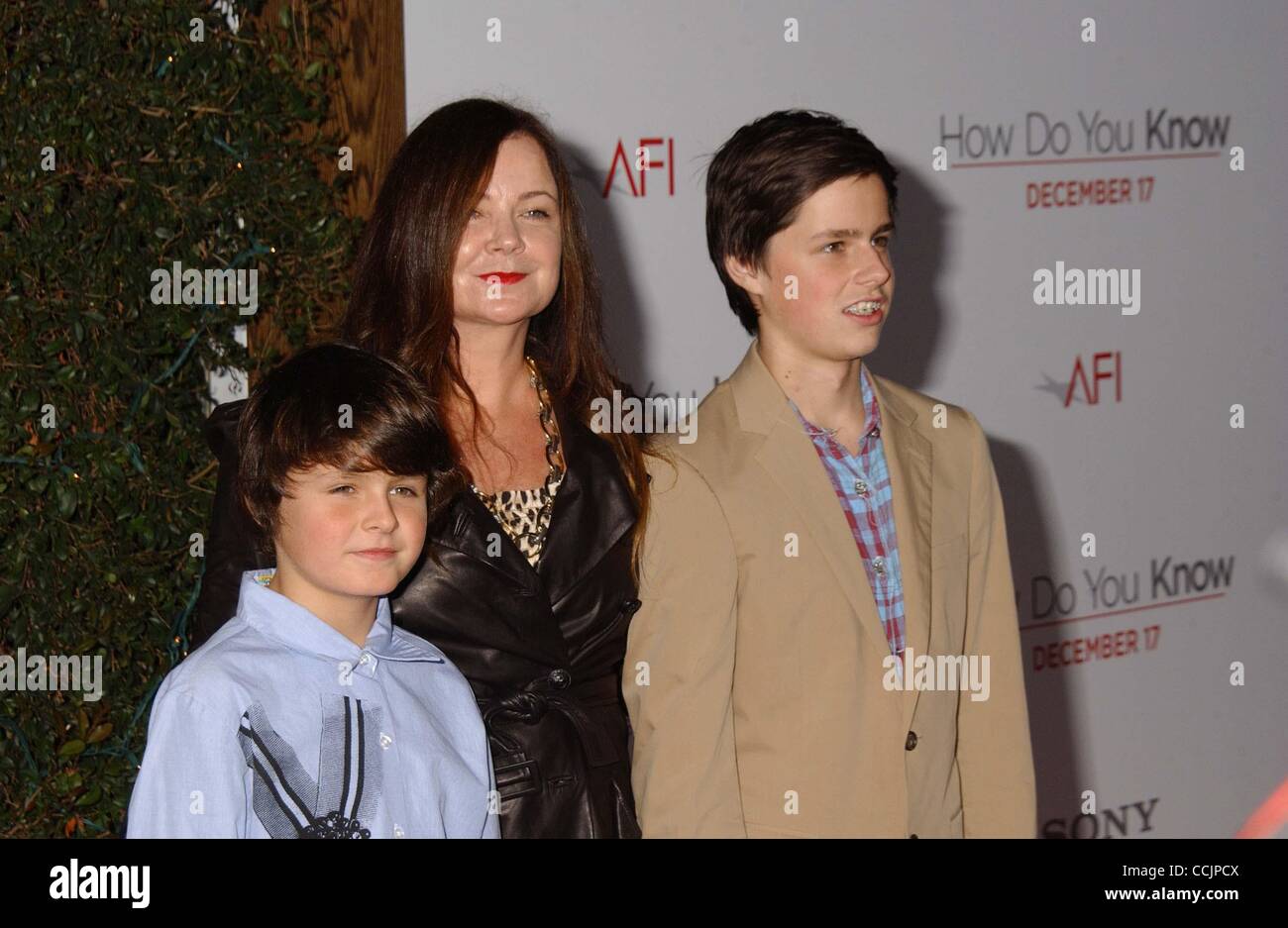 Dec. 13, 2010 - Hollywood, California, U.S. - JENNIFER NICHOLSON & SONS ...