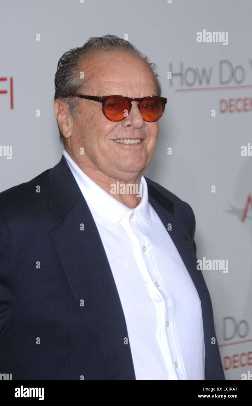 Dec. 14, 2010 - Hollywood, California, U.S. - Jack Nicholson during the ...
