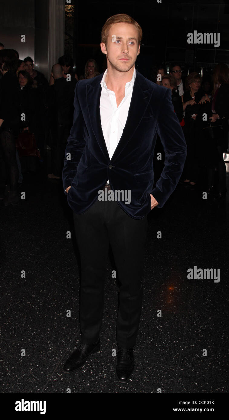 Dec. 7, 2010 - New York, NY, U.S.A - Ryan Gosling at the 'Blue ...