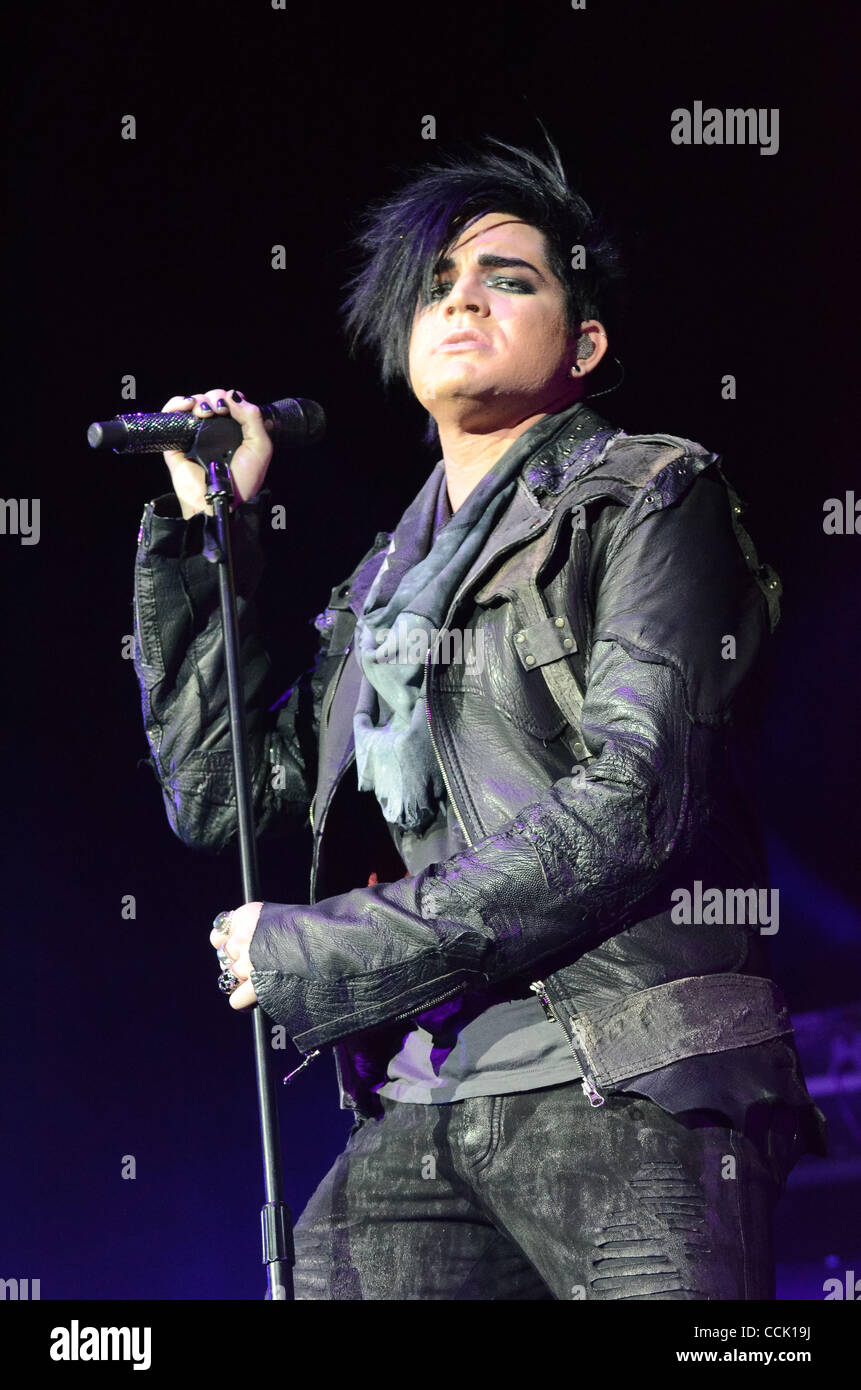 Dec 08, 2010 - Camden, New Jersey, U.S. - Pop singer ADAM LAMBERT ...