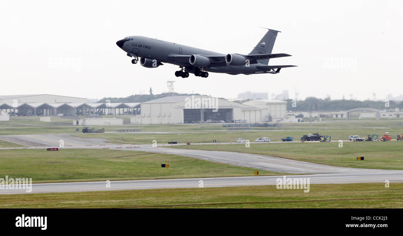 Dec. 9, 2010 - Okinawa, Japan - U.S. Air Force's aircraft takes off at ...