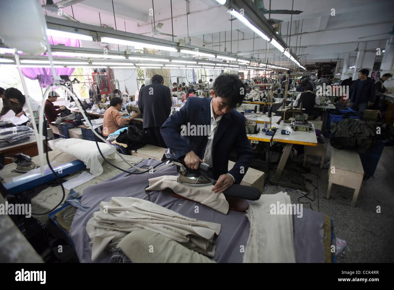 Nov 30, 2010 - Los Angeles, California, U.S. - Chinese workers at a ...
