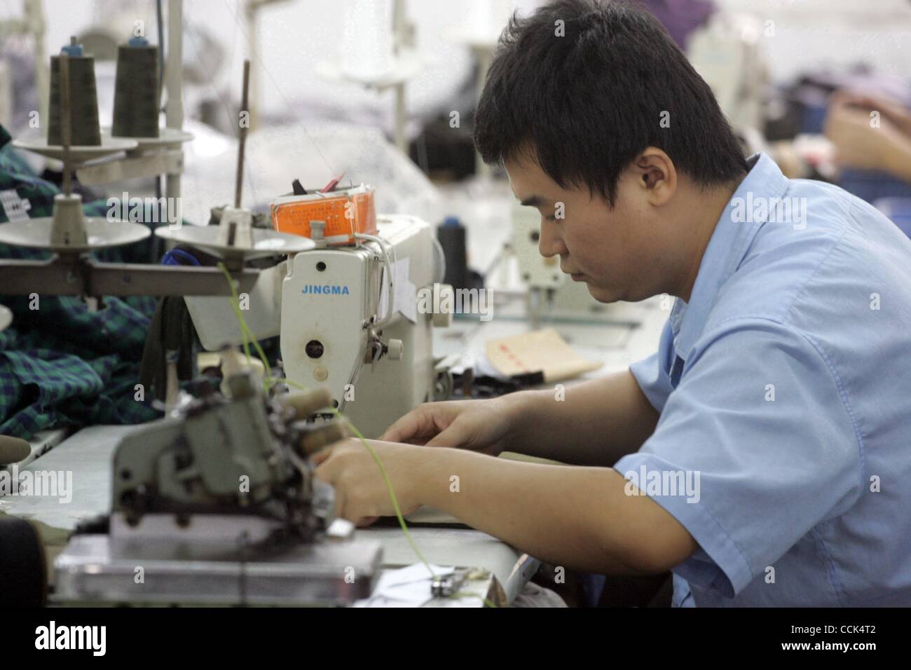 Nov 30, 2010 - Los Angeles, California, U.S. - Chinese workers at a ...